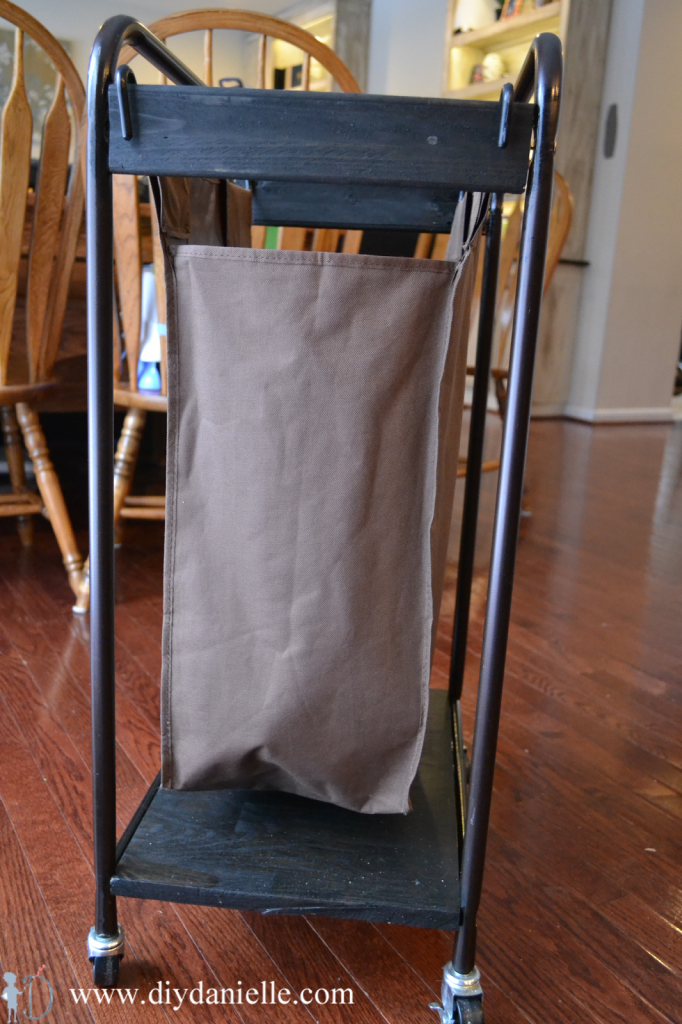 Upcycled Laundry Sorter to Recycling Bin - DIY Danielle