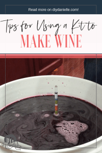 Tips for Making Wine from a Homemade Wine Kit - DIY Danielle®