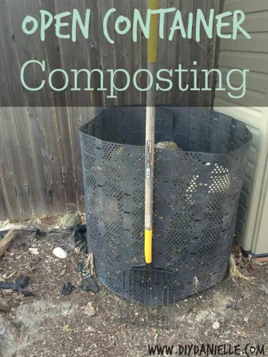 Learn about Open Container Composting - DIY Danielle®