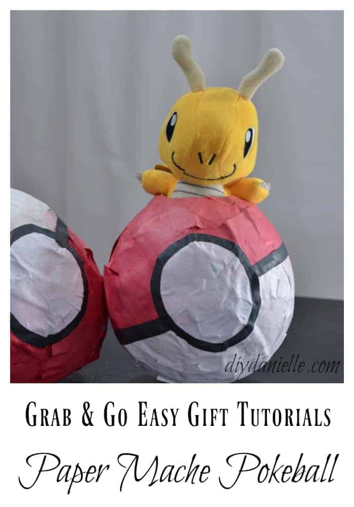 How To Make A Pokeball With Paper DIY Danielle 