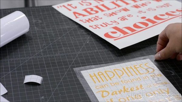 How to Make a Wall Decal at Home - DIY Danielle®