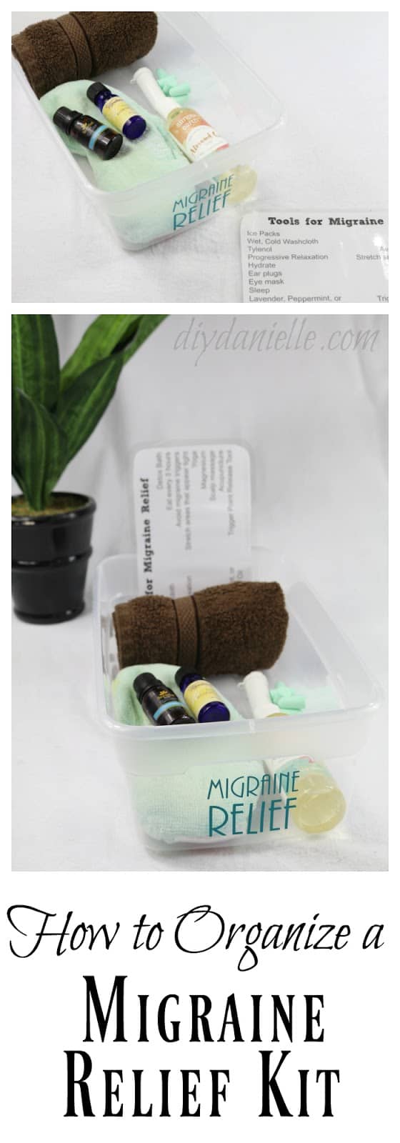 How to Create a Migraine Relief Kit - DIY Danielle®