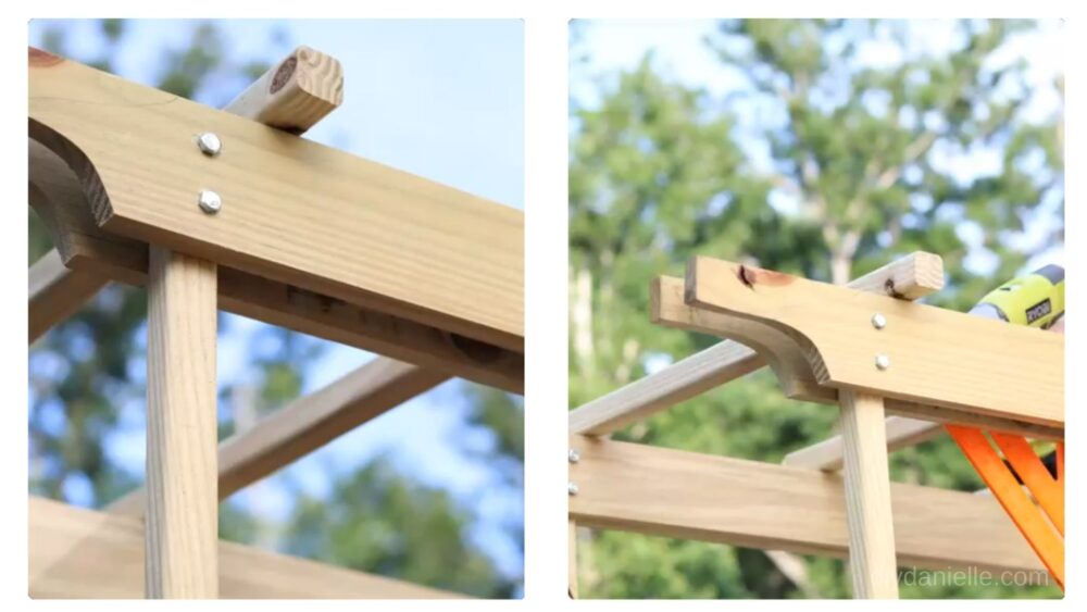 How to Build a Wooden Garden Arch - DIY Danielle®