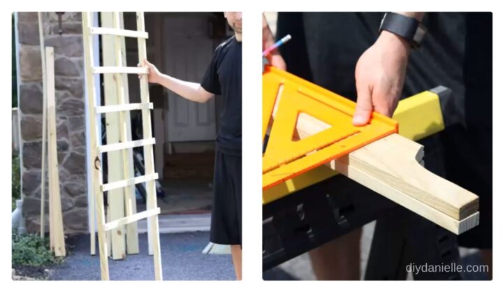 How to Build a Wooden Garden Arch - DIY Danielle®