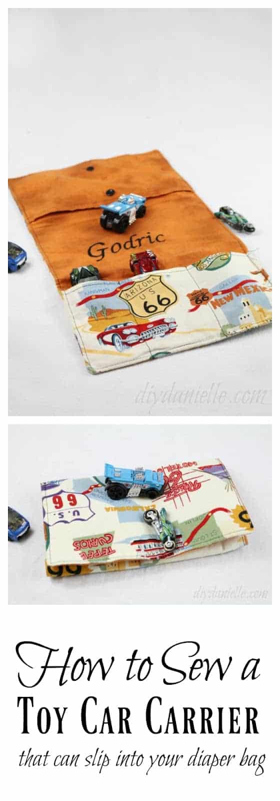 How to Sew a Toy Car Carrier - DIY Danielle®