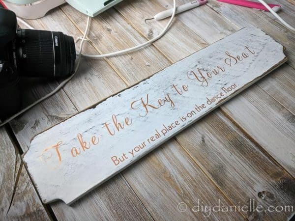 Reception Seating Chart Ideas: Keys with Guest Seating - DIY Danielle®