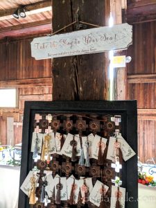 Reception Seating Chart Ideas: Keys with Guest Seating - DIY Danielle®