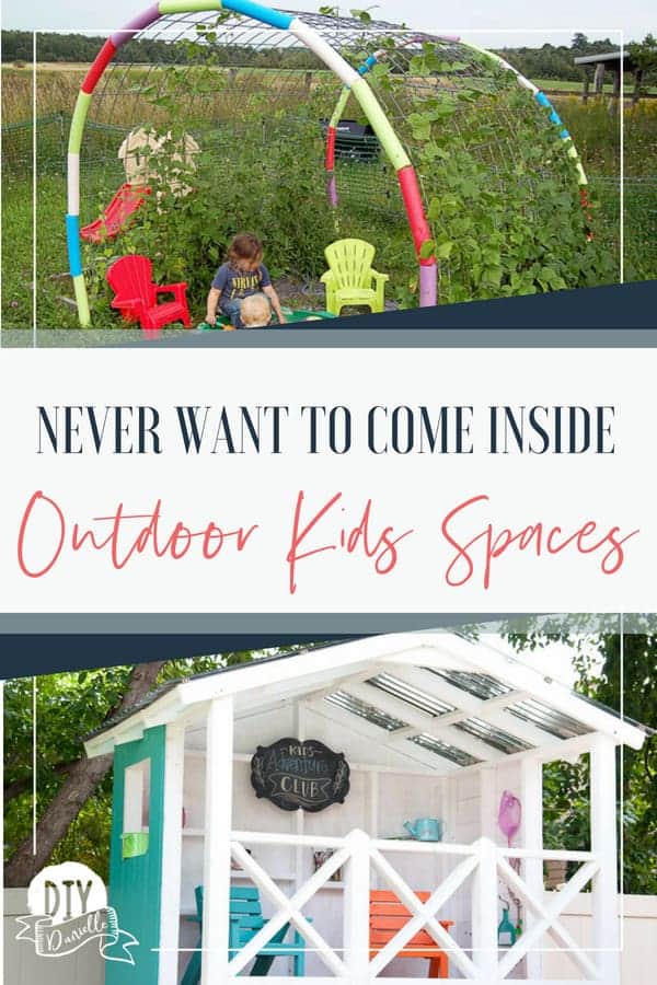 Fun Outdoor Kids Space Ideas to Inspire Their Creativity - DIY Danielle