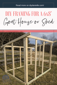 How to Build a Goat House: Supplies & Framing - DIY Danielle®