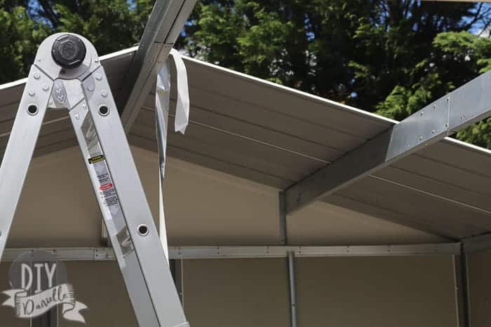 Ironwood Shed Frame Kit: Wood Shed Kit - DIY Danielle®