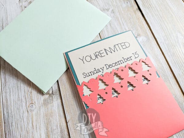 How to Make Your Own Christmas Party Invitations - DIY Danielle®
