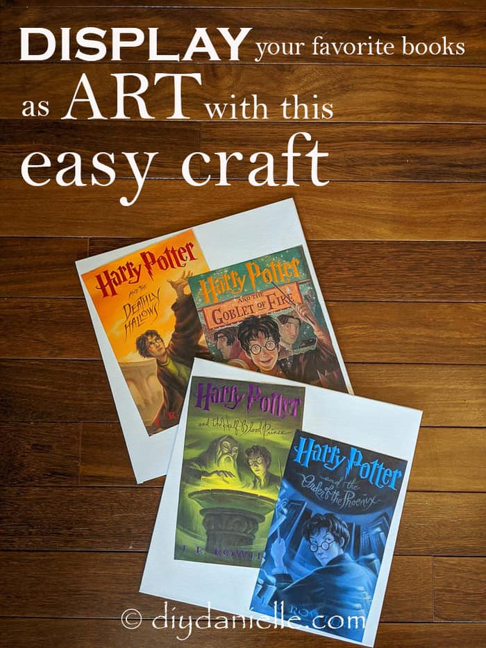 How to Make Art from a Book Dust Jacket: Such an EASY Project! - DIY ...