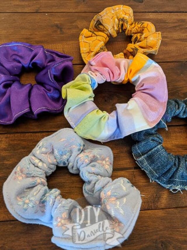 DIY Scrunchie - No Hand Sewing - DIY Danielle®