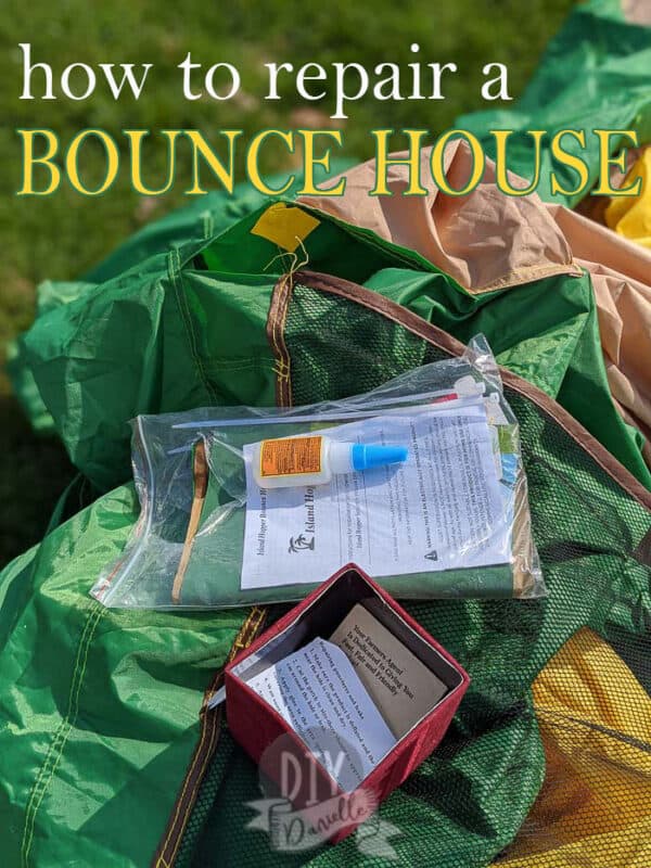 How to Repair an Inflatable Bounce House - DIY Danielle®