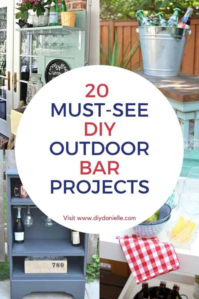 20 Super Cool DIY Outdoor Bar Projects To Create