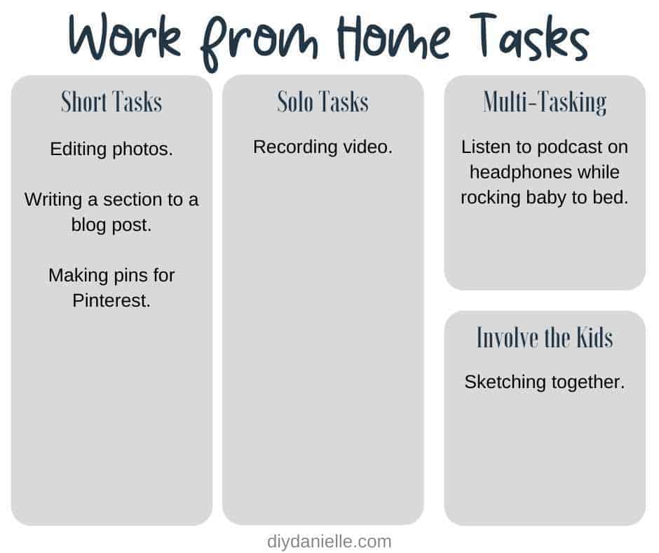Tips for Working from Home with Kids - DIY Danielle®