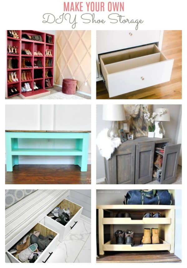Quick And Easy Shoe Storage Ideas to DIY