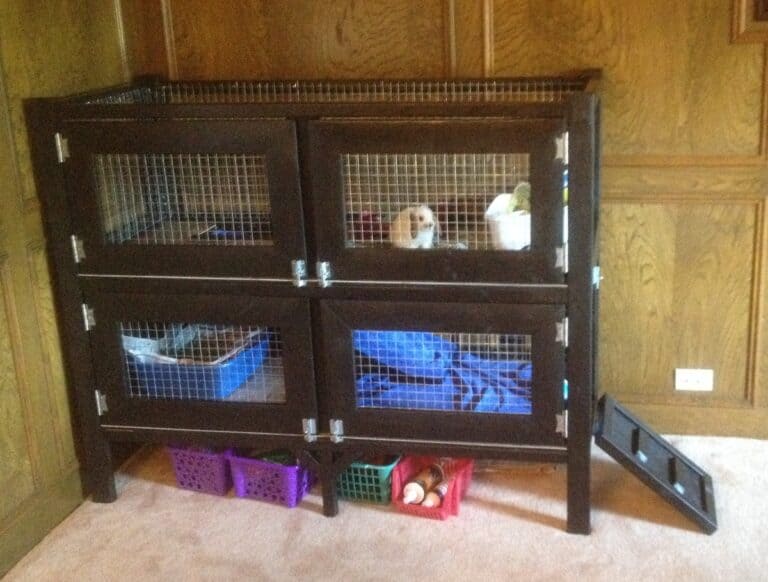 Easy To Build DIY Rabbit Hutch Ideas With Tutorials