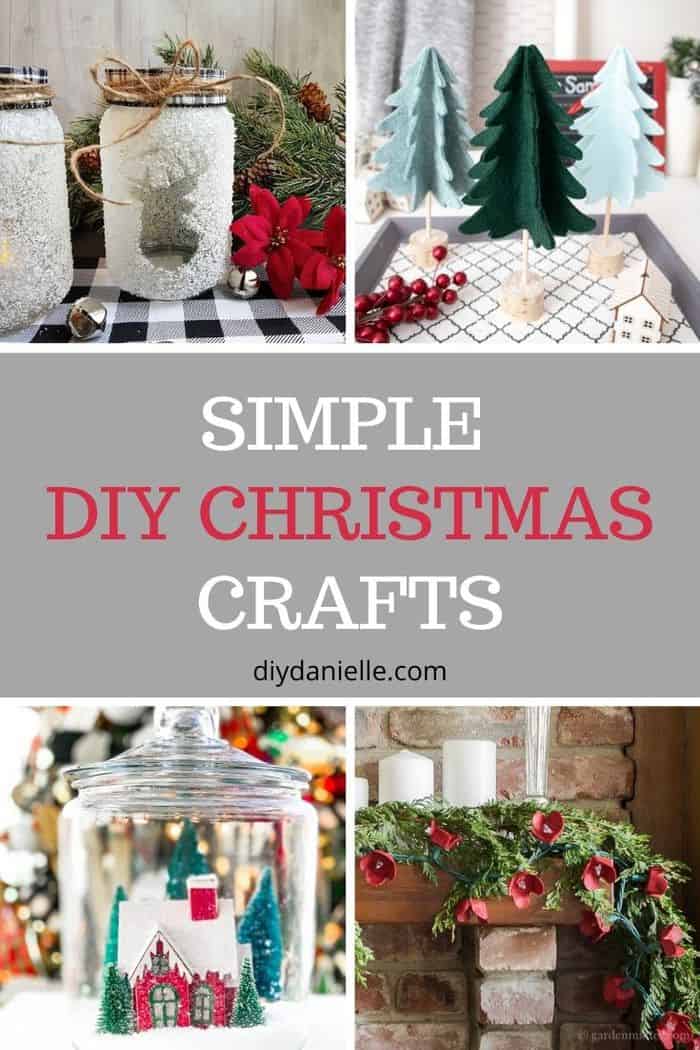 We’ve gathered 23 simple Christmas Crafts that you can DIY in no time ...
