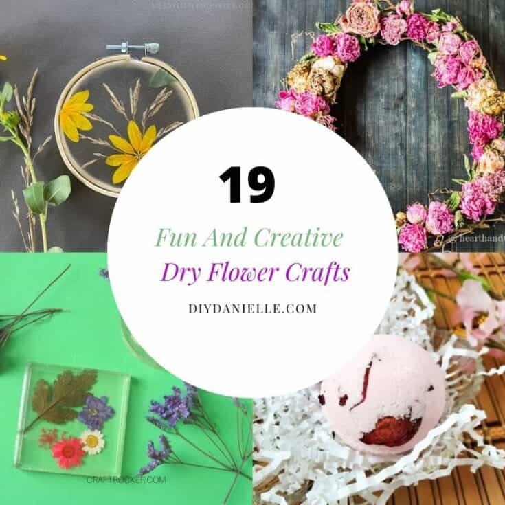 What to Do with Dried Flowers: Craft Ideas for Dry Flowers - DIY Danielle®