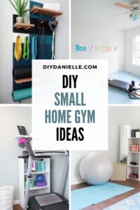 15 DIY Small Home Gym Ideas - DIY Danielle®