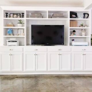 19 Gorgeous DIY Built-In Entertainment Center Ideas - DIY Danielle®