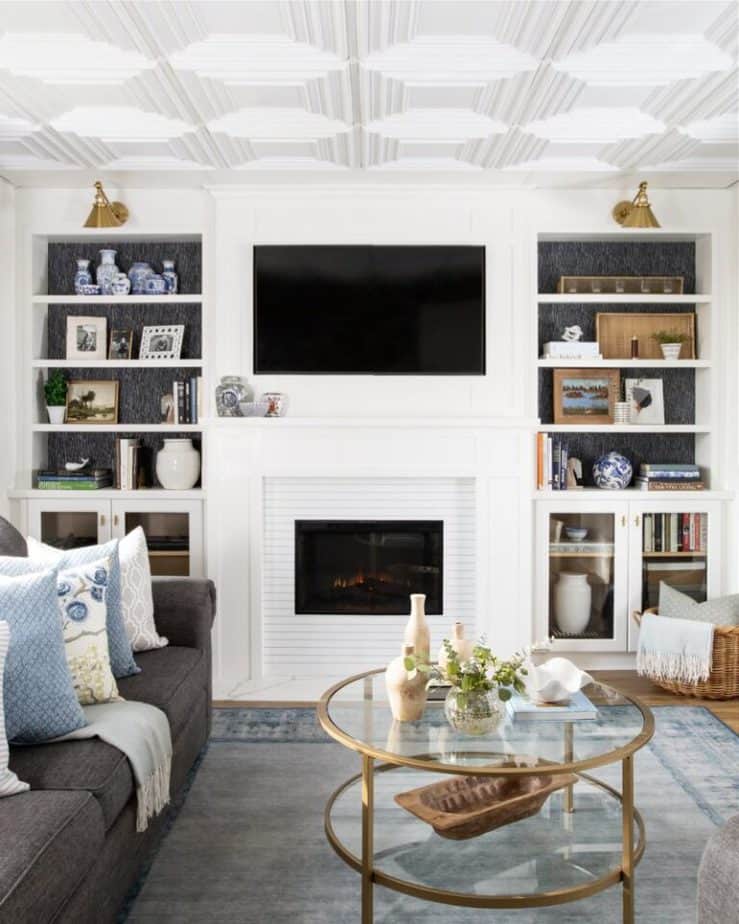 19 Gorgeous DIY Built-In Entertainment Center Ideas - DIY Danielle®