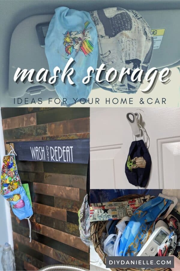 Mask Storage Ideas for Your Home and Vehicle - DIY Danielle®