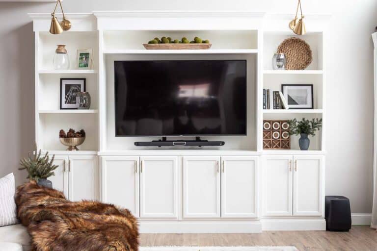 19 Gorgeous DIY Built-In Entertainment Center Ideas - DIY Danielle®