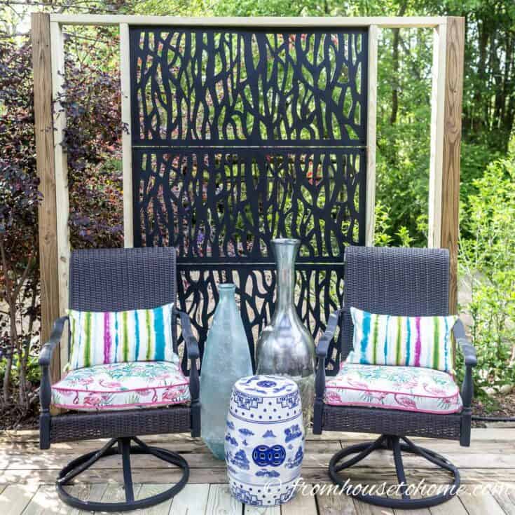 15 DIY Outdoor Privacy Screens - DIY Danielle®