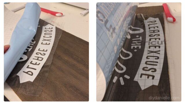 How to Make Vinyl Signs with a Cricut - DIY Danielle®