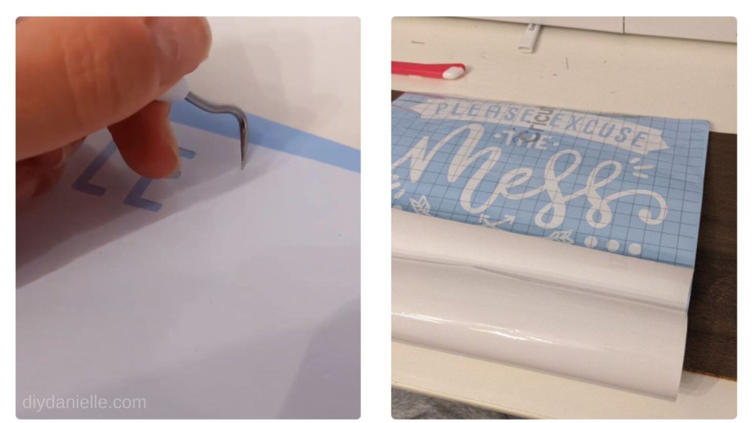 How to Make Vinyl Signs with a Cricut - DIY Danielle®