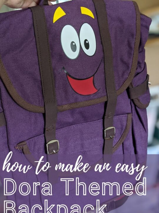How to Apply Iron On Vinyl to a Backpack - DIY Danielle®