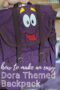 DIY Dora the Explorer Themed Backpack and Water Bottle - DIY Danielle®