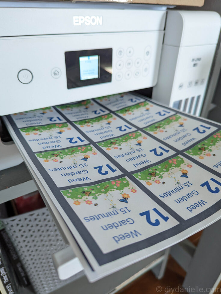 DIY Chore Chart: Easy Organization Project with a Pocket Chart - DIY ...