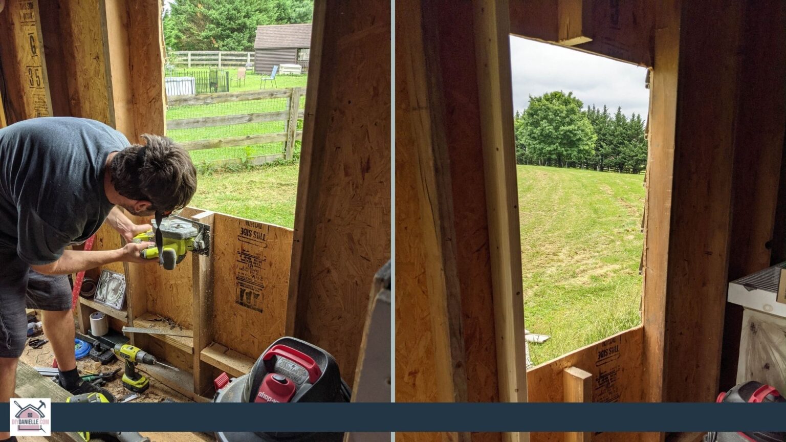 How to Install Windows in a She Shed - DIY Danielle®