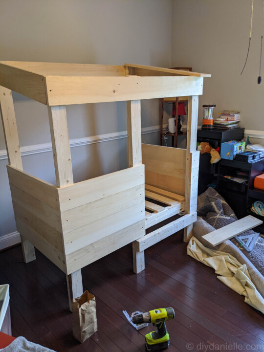 DIY Toddler Bed: An Easy Build with a Unique Look - DIY Danielle®