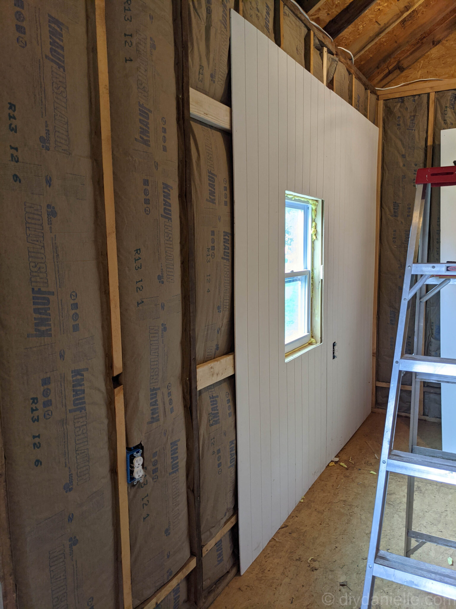 How to Install Paneling for Walls in Your She Shed - DIY Danielle®