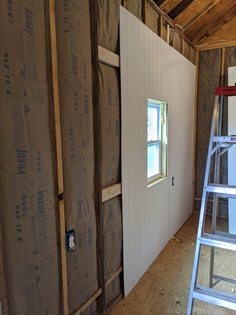 How to Install Paneling for Walls in Your She Shed - DIY Danielle®