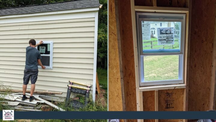 How to Install Windows in a She Shed - DIY Danielle®