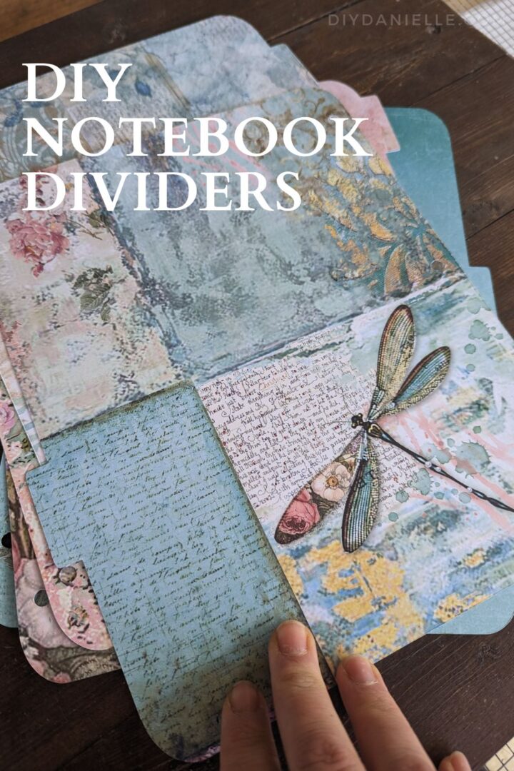Notebook Dividers: Custom Dividers with a Cricut! - DIY Danielle®