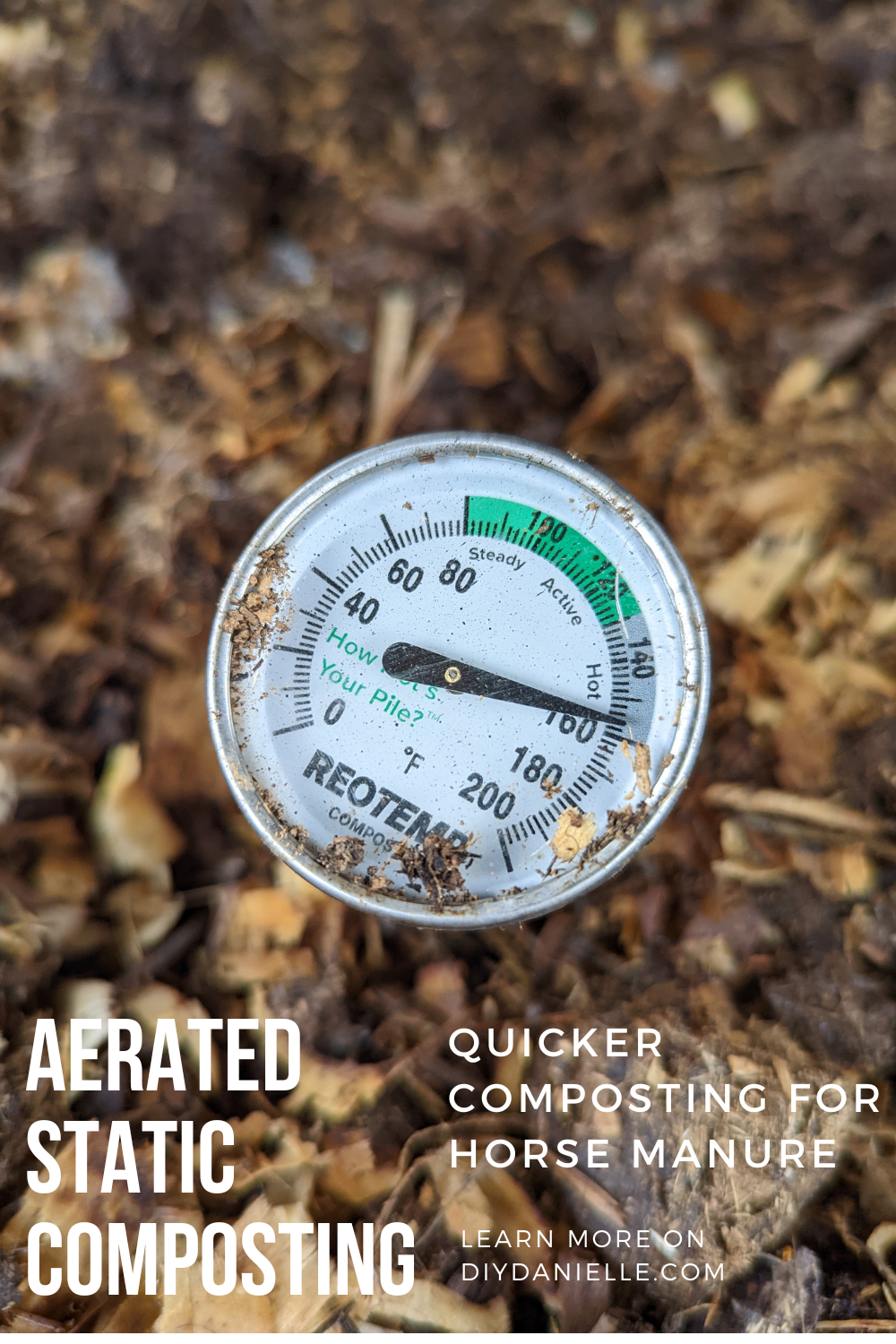 Composting Horse Manure with an Aerated Static Pile System - DIY Danielle®