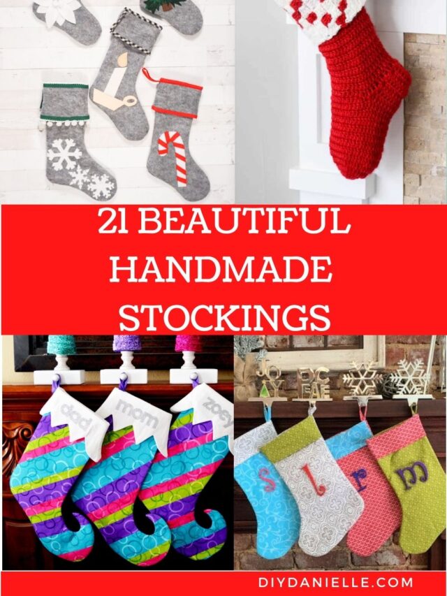 21 Easy DIY Christmas Stockings - DIY Danielle®