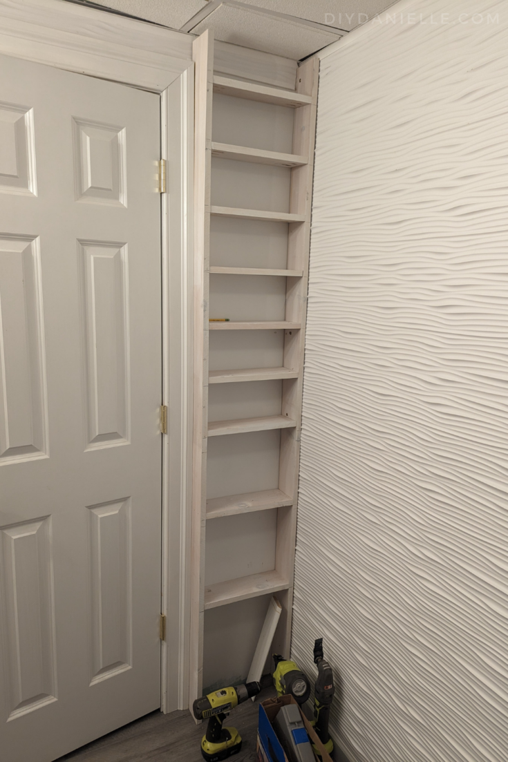 Behind the Door Storage that's Easy to Build - DIY Danielle®