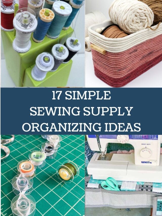 17 Easy Sewing Organizing Ideas - DIY Danielle®