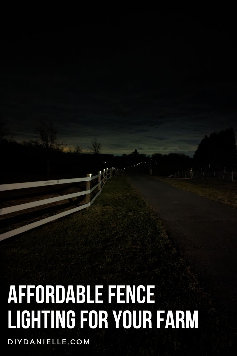 Solar Fence Lights for Your Farm Fencing - DIY Danielle®