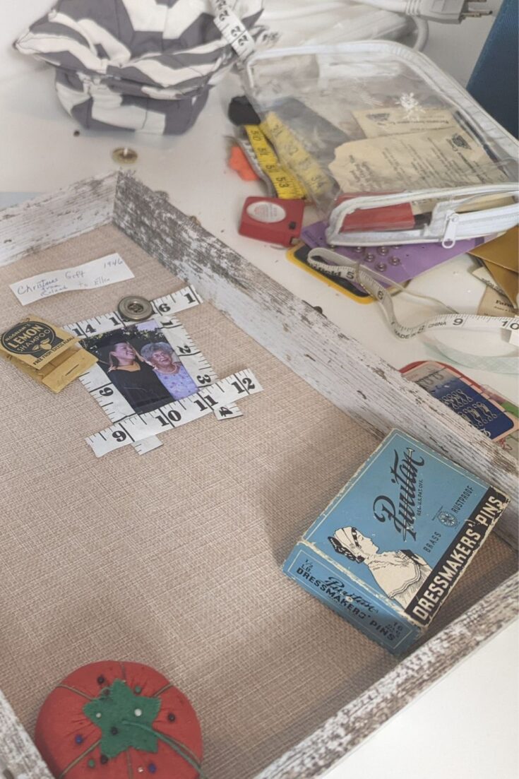 Sewing Shadow Box for a She Shed - DIY Danielle®