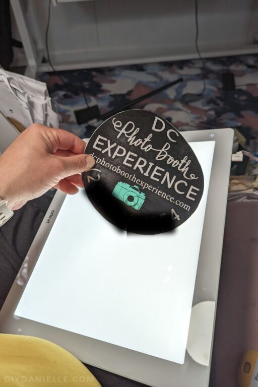 How to Layer Cricut Vinyl for a Business Sticker - DIY Danielle®