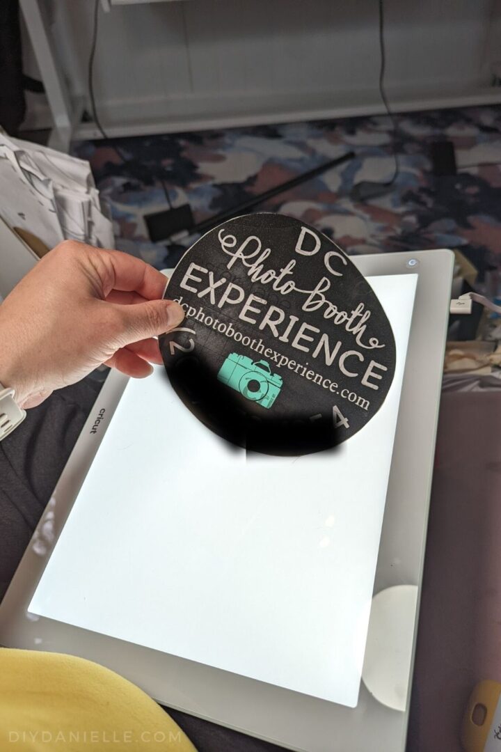 How to Layer Cricut Vinyl for a Business Sticker - DIY Danielle®