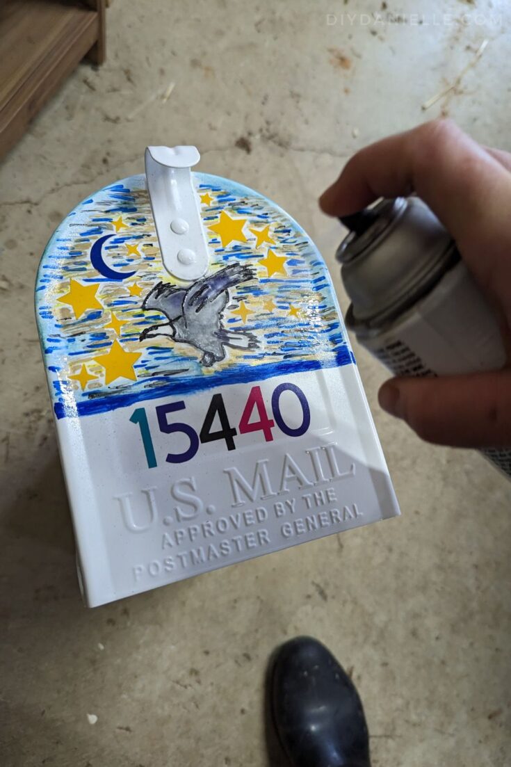 How to Paint a Mailbox - DIY Danielle®